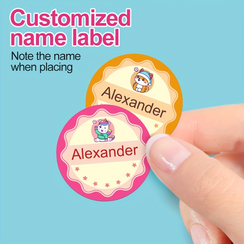 Custom name Stickers Waterproof Stickers Perfect School - Temu United ...
