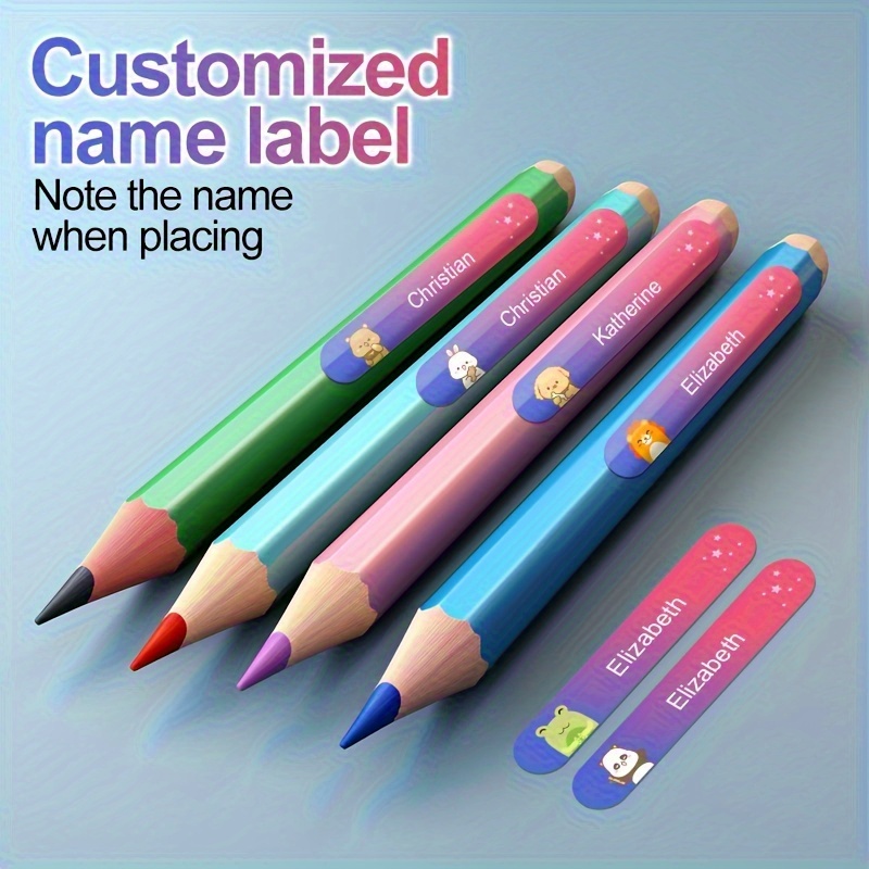 Custom name Stickers Waterproof Stickers Perfect School - Temu United ...