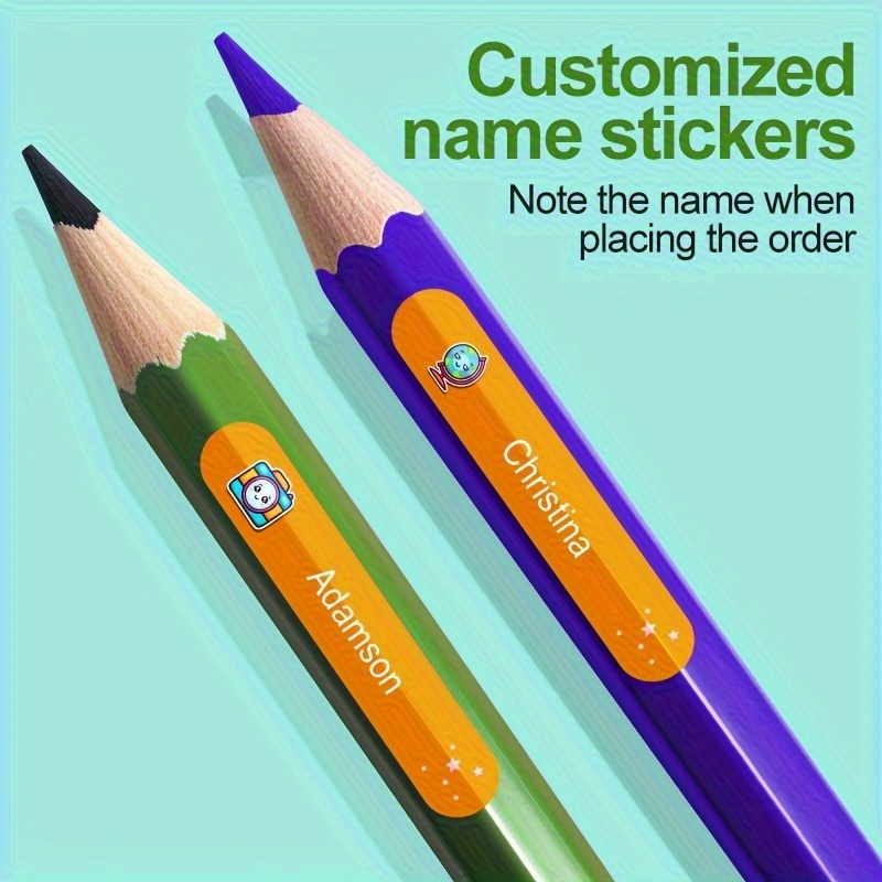 30/60/90/120/240/480 piraso ng mga Sticker na may pangalan - Temu ...