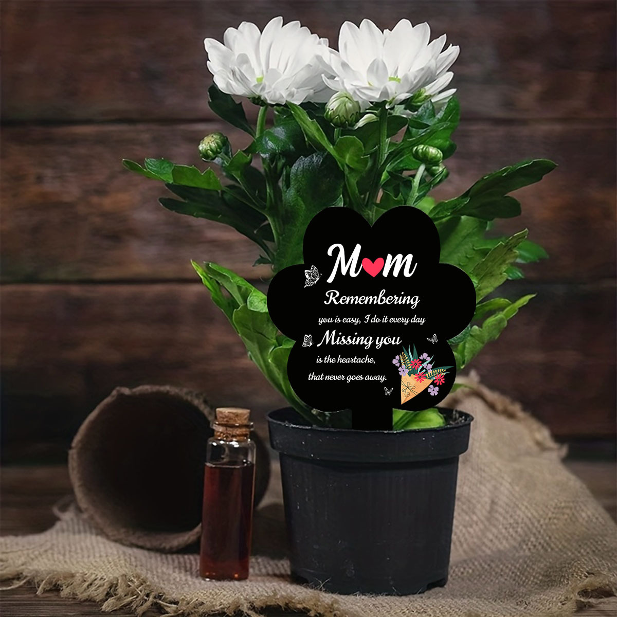 Waterproof Acrylic Memorial Plaque Stake Mom - Temu