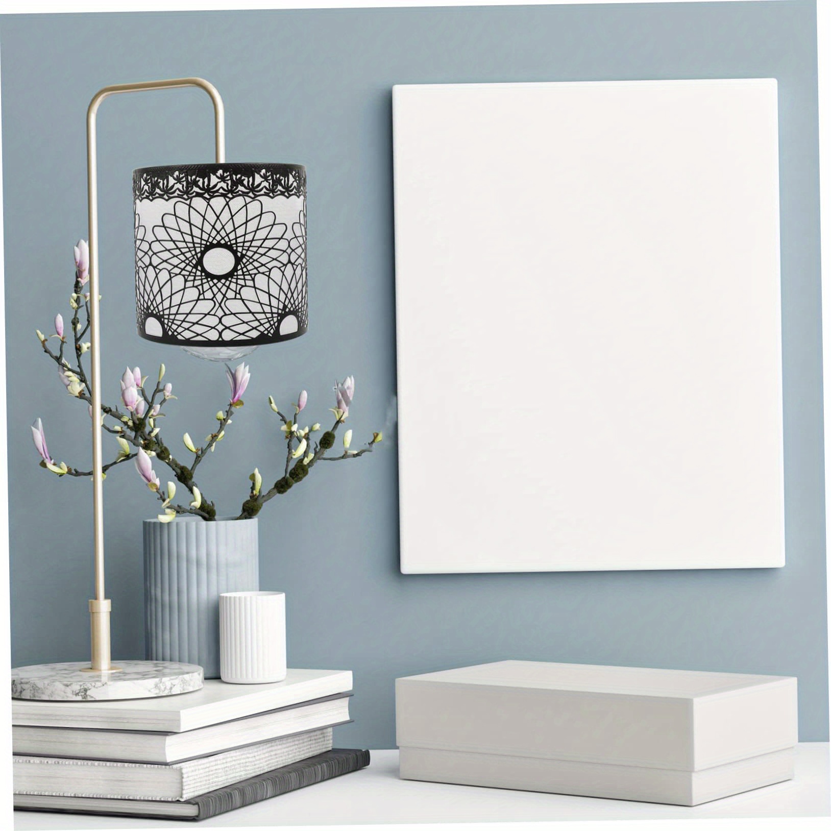 Black Table Decor Chandelier Lampshade Vintage Lamp Shade - Temu New ...