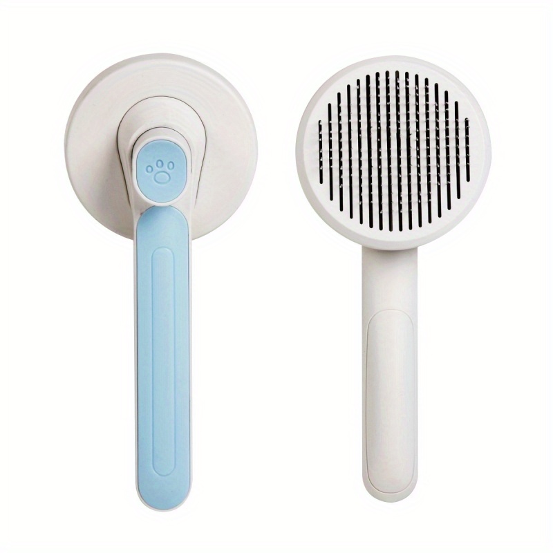 Cat Hair Removal Comb self Cleaning slicker brush - Temu