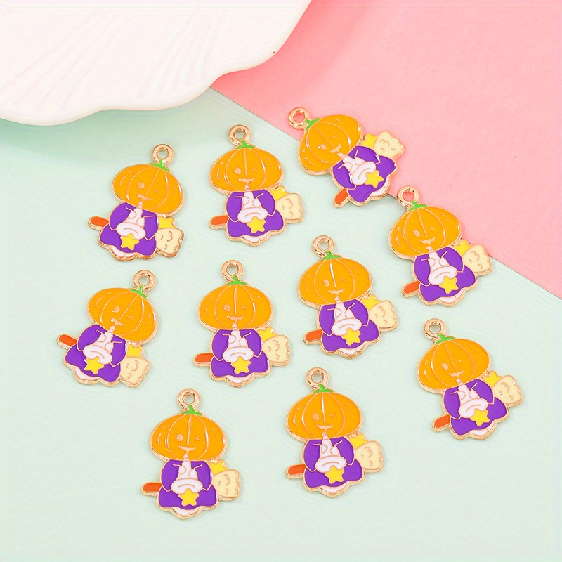 Cartoon Pumpkin Keychain Pendant Accessories Alloy Key Ring - Temu ...