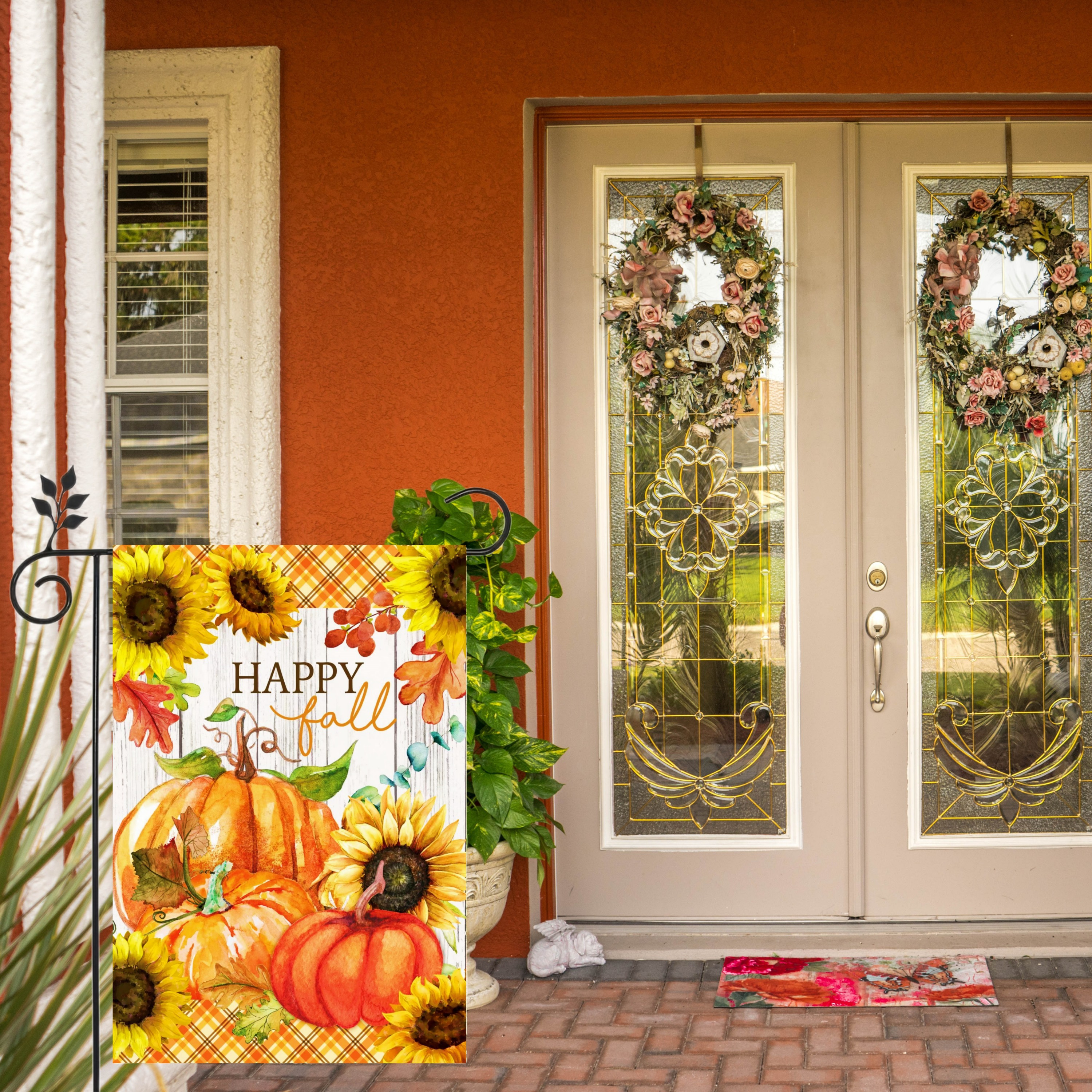 sunflower pumpkin thanksgiving holiday outdoor decoration - Temu Australia