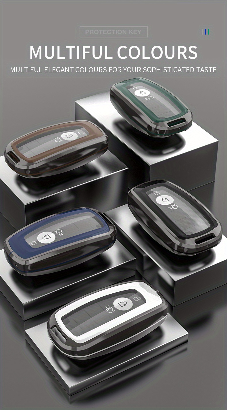 Alloy Metal Key Fob Cover Ford Edge Mustang F 150 F - Temu