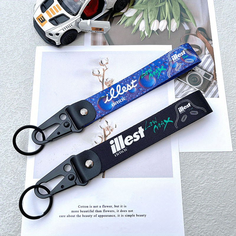 fashion double sided printed car keychain jdm style - {region_name}