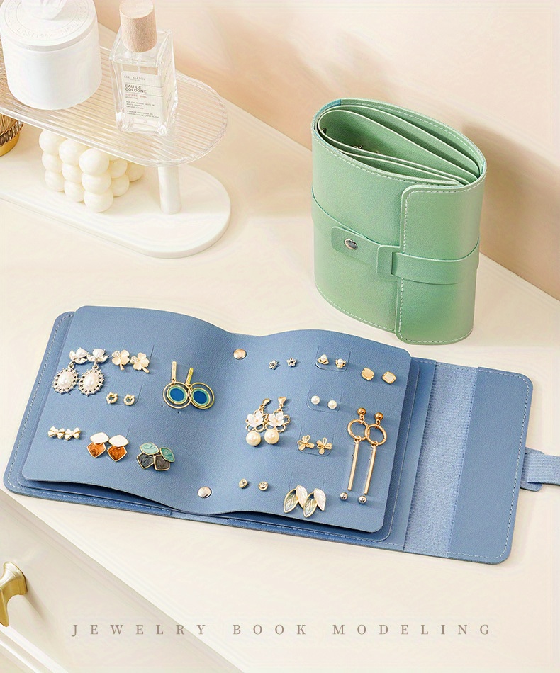 Creative Book Shape Jewelry Storage Bag Multifunctional - Temu Ireland