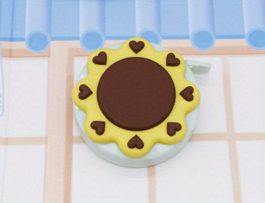 Macaron Mini Cute Round Resin Tape Measure Carry Leather - Temu Australia