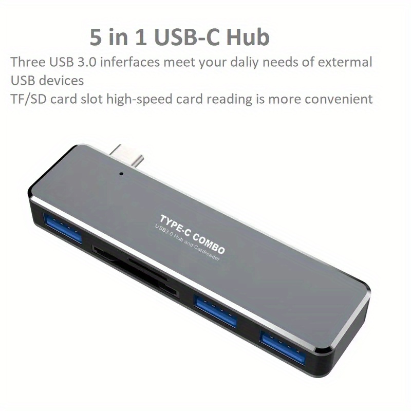 3 Usb 3.0 Sd/micro Card Reader Portable Type C - Temu Australia