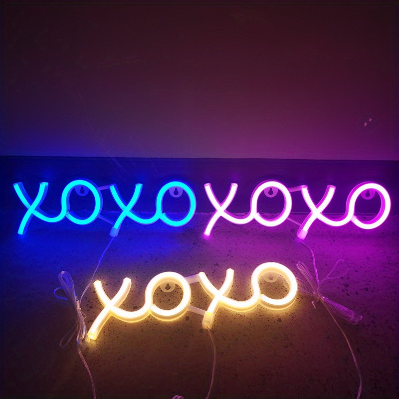 Neon Light Sign Led Xoxo Night Lights Usb Operated - Temu Australia
