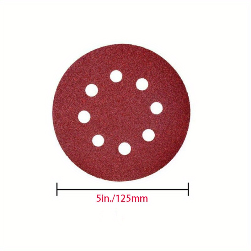 8 Holes Sanding Discs 60 120 240 400 600 800 1000 1200 1500 - Temu Canada