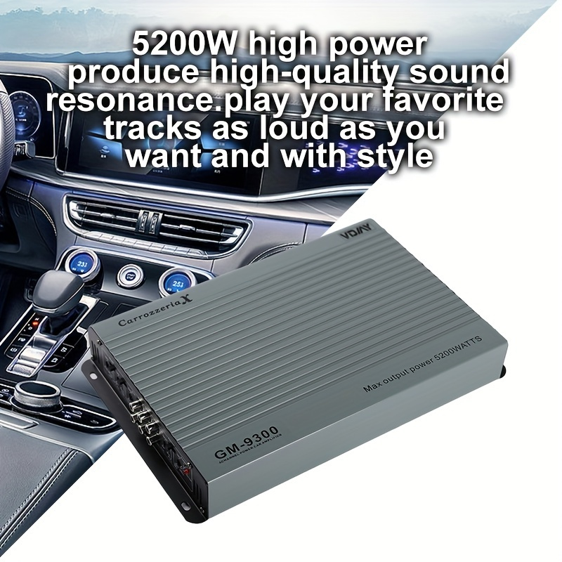 Qmf Gm 9300 Car Power Amplifier 4 channel Car Preamplifier - Temu