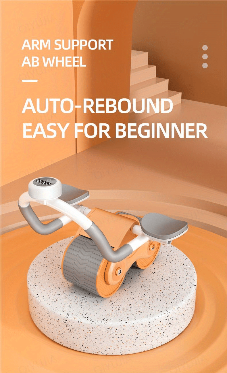 automatic rebound abdominal wheel timer abdominal muscle - Temu Netherlands