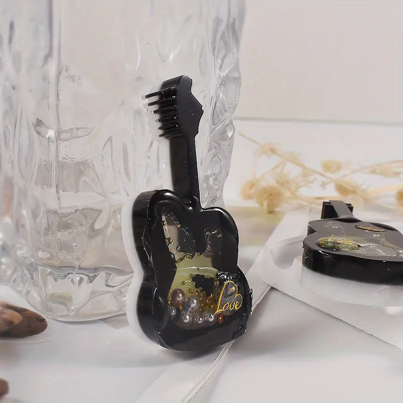 音符用のidタグ 楽器 キーホルダー キーリング イヤリング 流砂シリコン樹脂モールド ギター ヴァイオリン ピアノ エ Temu Japan