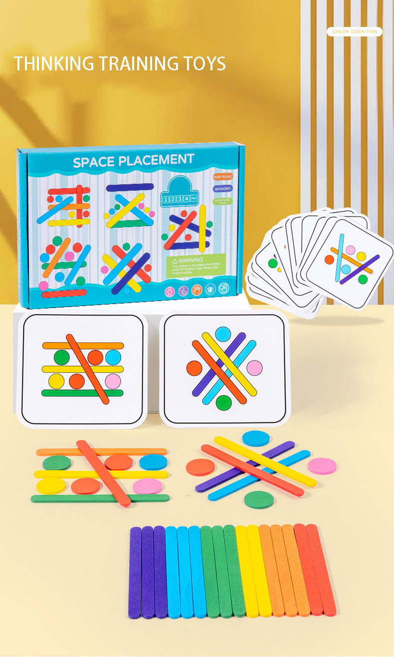 Wooden Rainbow Stick Toys Color - Temu Spain