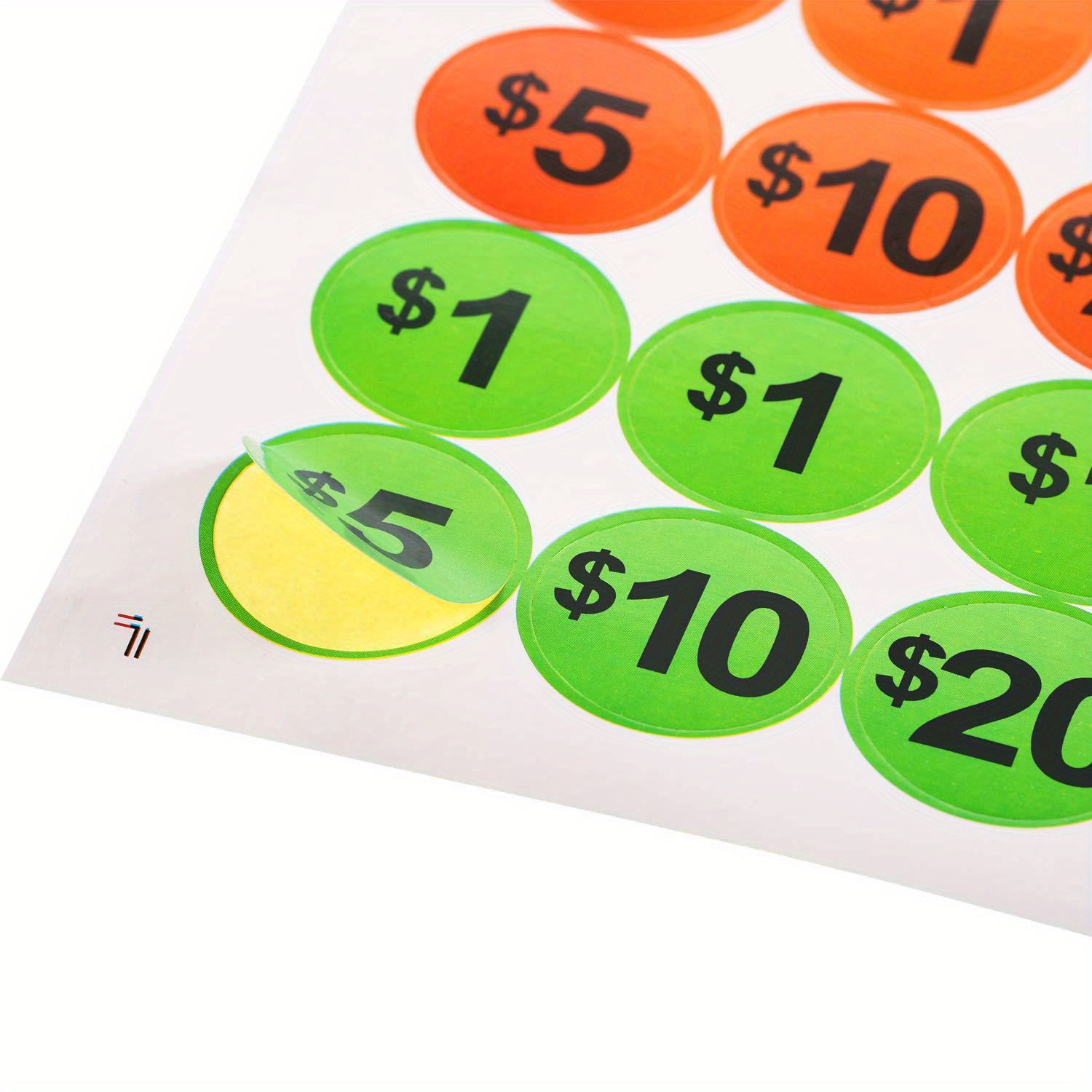 Discount Label Shopping Mall Promotional Color Dot Adhesive - Temu Ireland