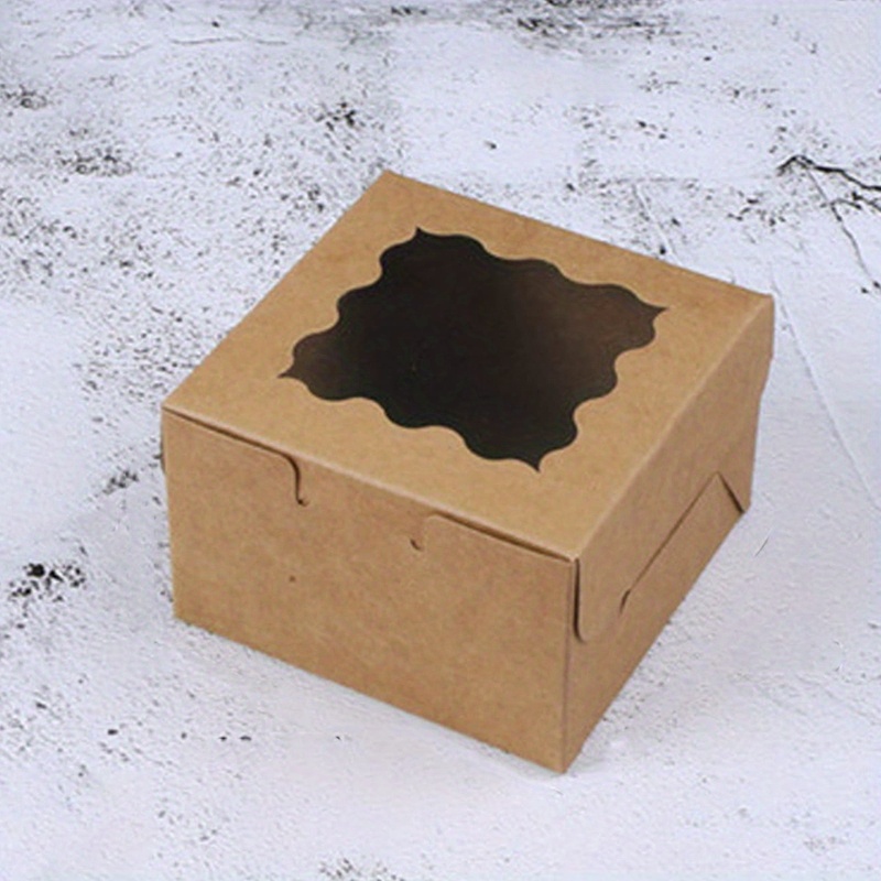 Candy Biscuit Cake Box Solid Color Dessert Window Camel - Temu New Zealand