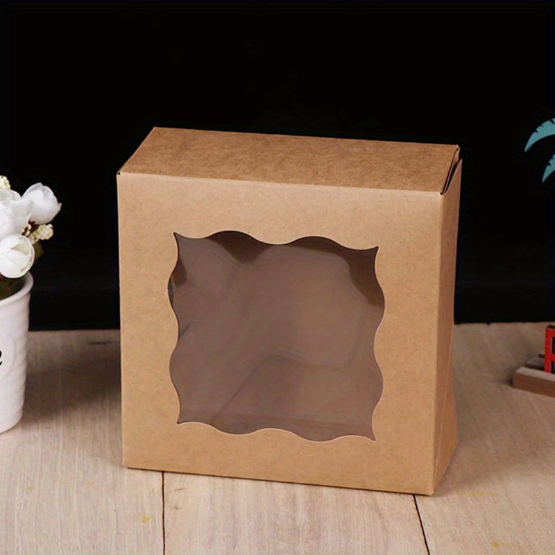 Candy Biscuit Cake Box Solid Color Dessert Window Camel - Temu New Zealand