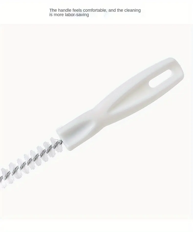 1pc 다기능 파이프라인 준설 브러시 나선형 나일론 강모 무료 구부림 강력하고 재사용 가능한 싱크 청소 브러 Temu