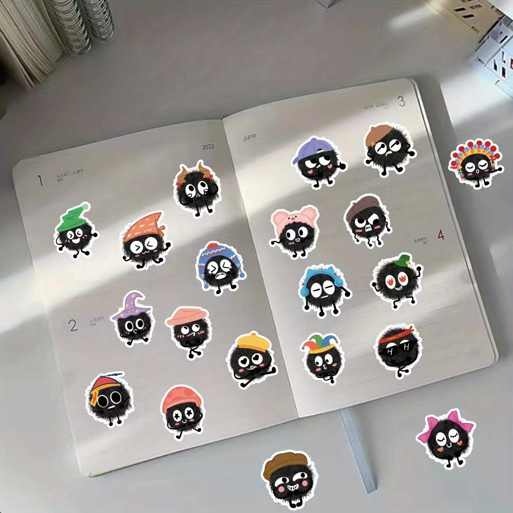 coal ball pvc waterproof stickers laptop luggage motorcycles - Temu ...