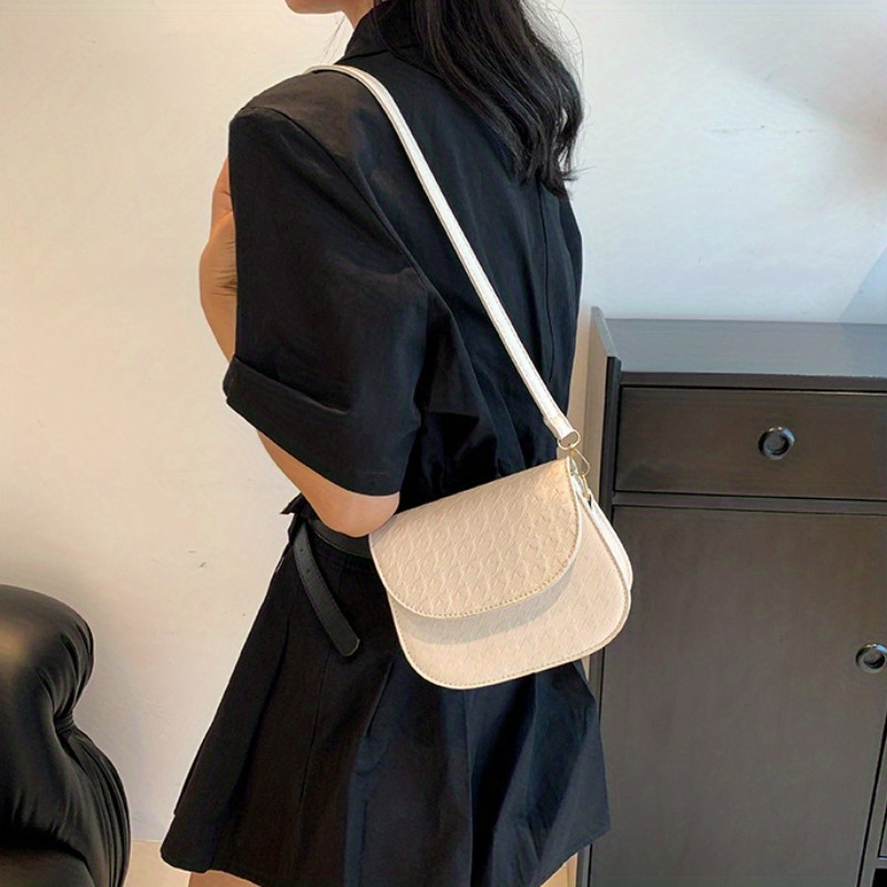 Mini Houndstooth Pattern Bag, Cute Flap Crossbody Bag, Women's Casual ...