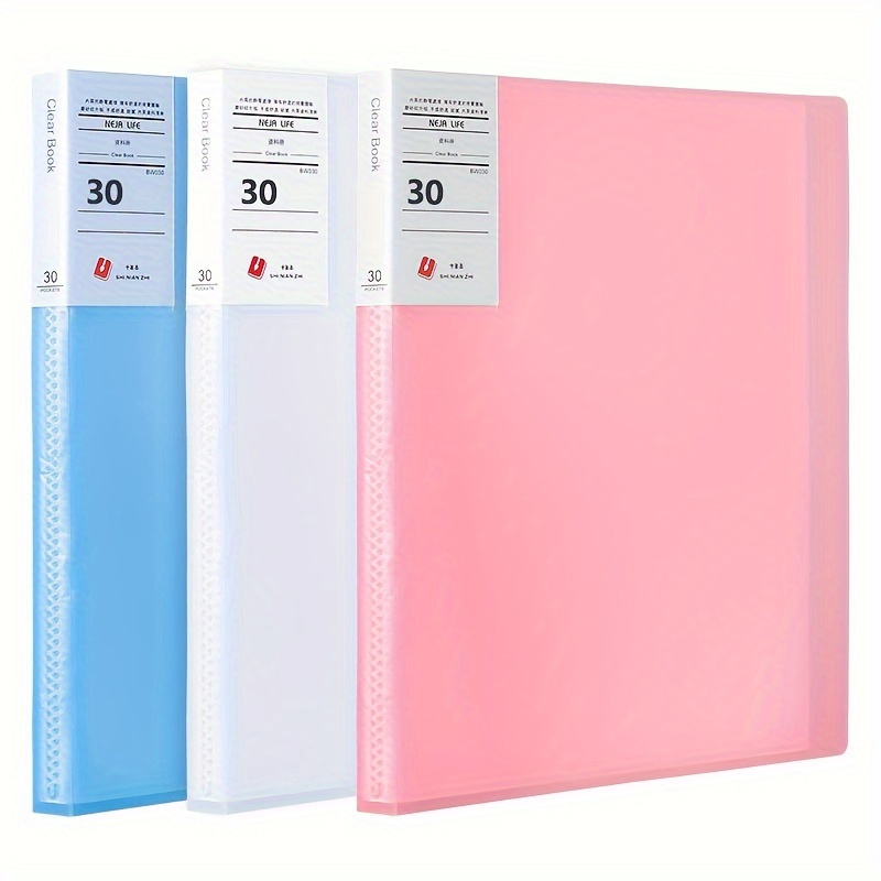 30 pages file bag transparent insert bag - Temu Australia