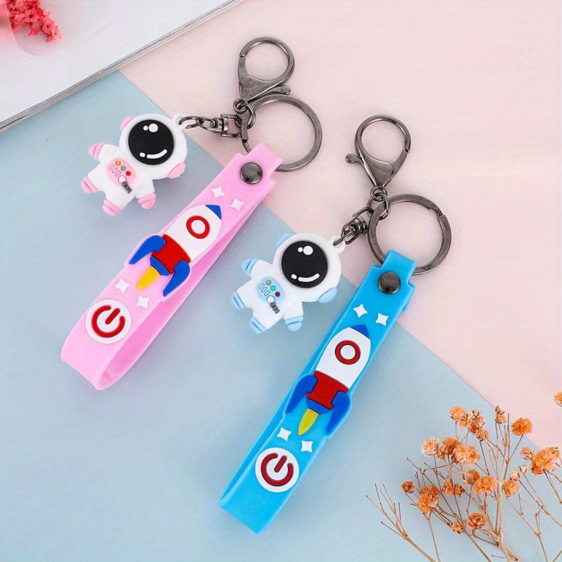 cartoon astronaut key chain pendant lovely schoolbag astronaut doll ...