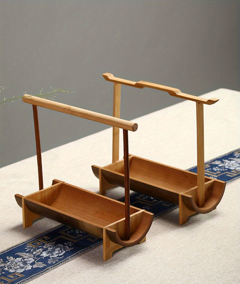 Bamboo Dessert Plate Concise Unbreakable Durable Plate - Temu United ...