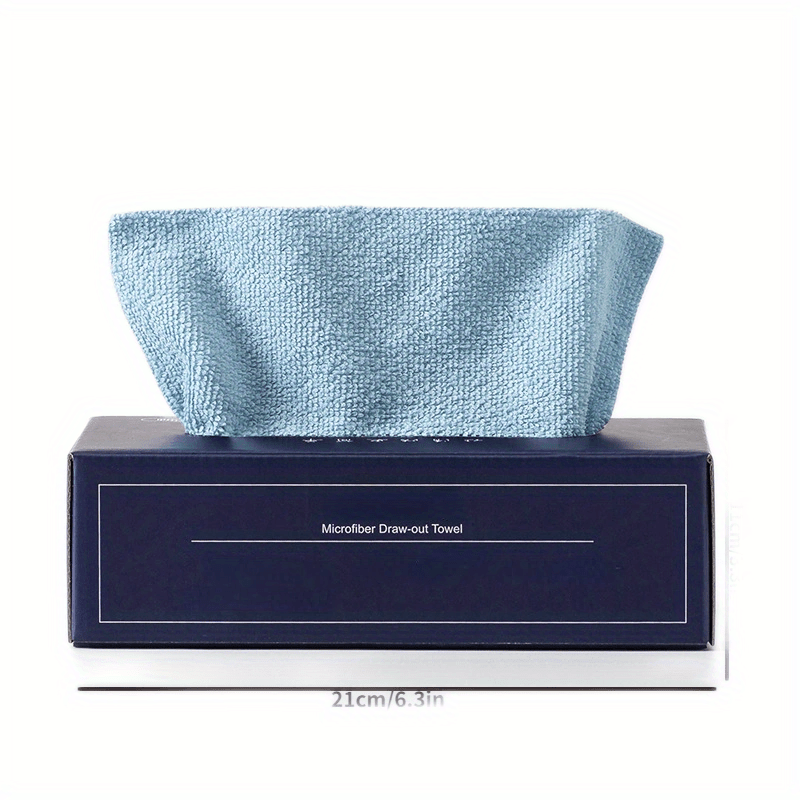 square dish cloth microfiber extract rag daily supplies blue - {region ...