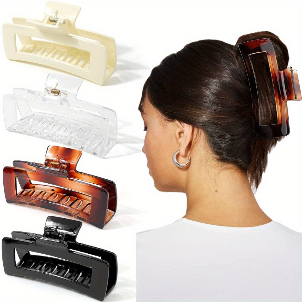 Large Hair Claw Clips Jaw Clips Hair Clamps - Temu United