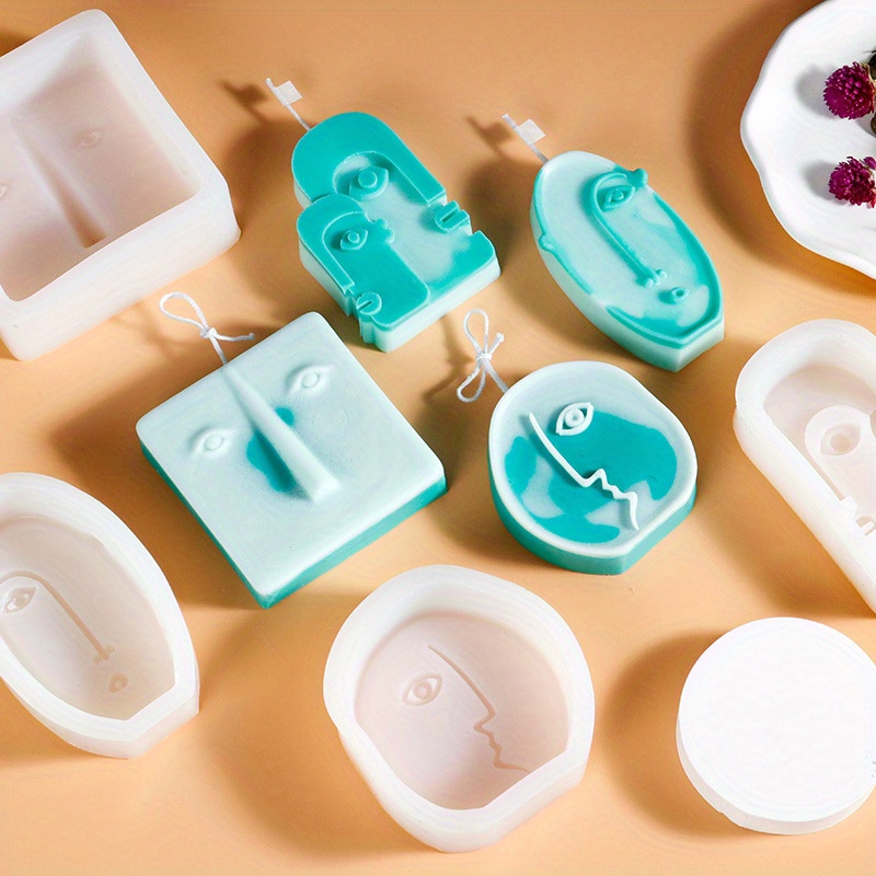 Abstract Face Portrait Gypsum Silicone Grinder - Temu Netherlands