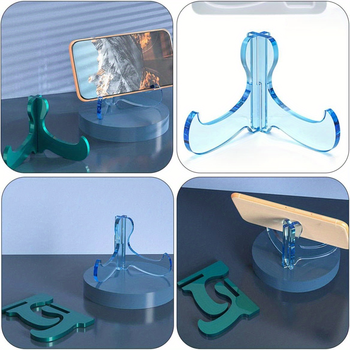 photo frame display stand resin phone stand silicone casting - Temu ...