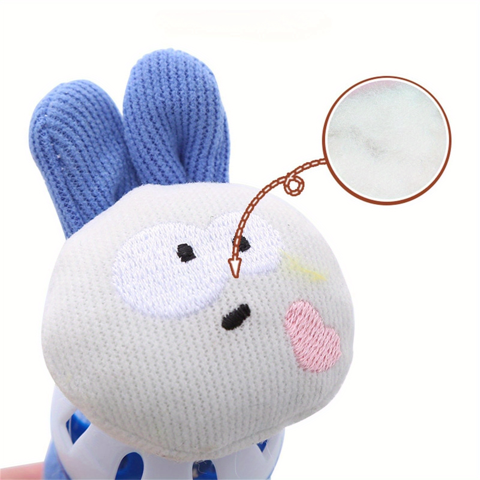 cute caterpillar shape random toy plush cat teaser - Temu