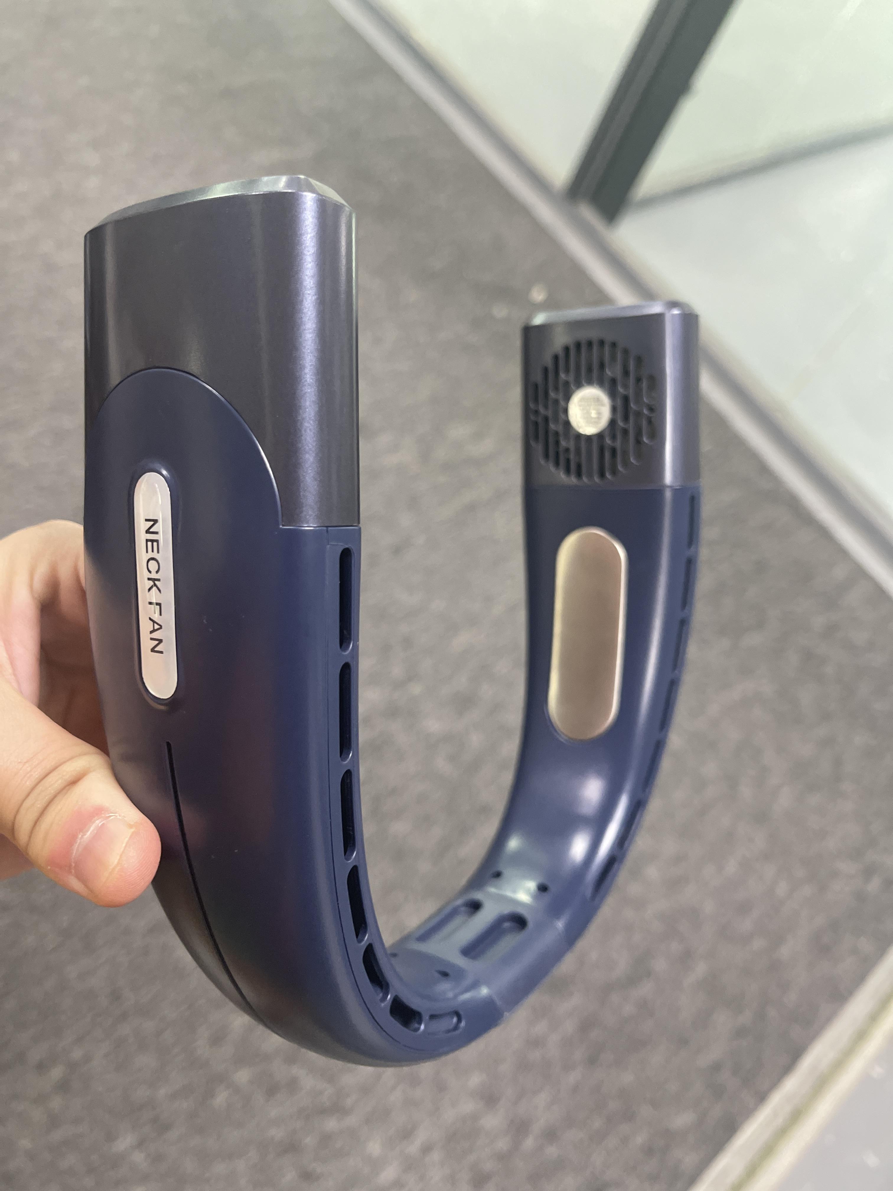 Hanging Fan Portable Usb Charging Neck Digital Display Built - Temu