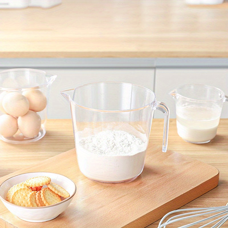 1pc 계량 컵 스케일 우유 컵 고온 내성 가정용 주방 베이킹 계란 컵 계량 물 컵 가정용 식품 등급 베이킹 대용량