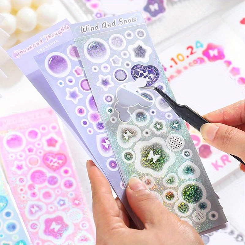 1sheeet Hand Account Stickers Clouds Camouflage Series - Temu United ...