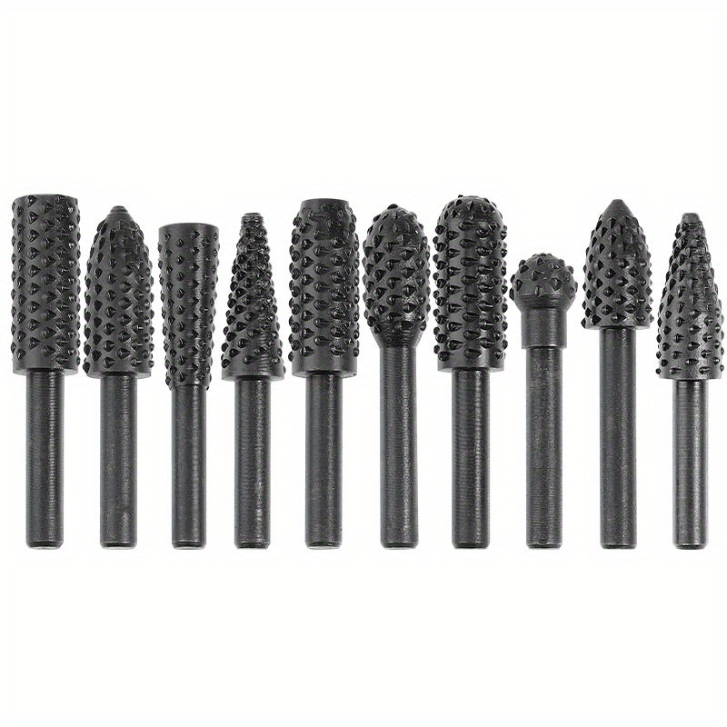 steel rotary file 1/4 shank rotary embossed file - Temu Canada