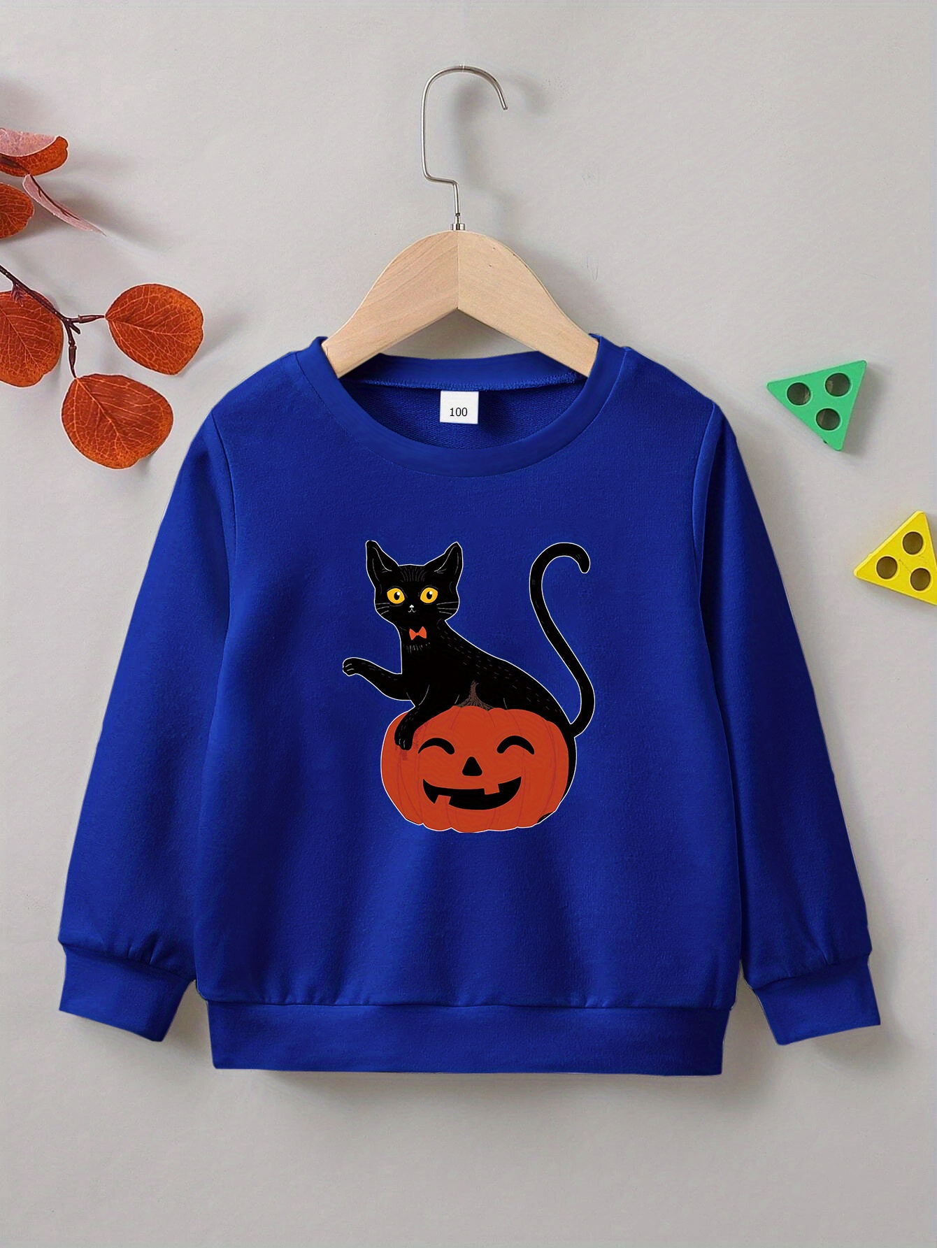Halloween Black Pumpkin Print Boys Casual Creative Pullover - Temu Netherlands