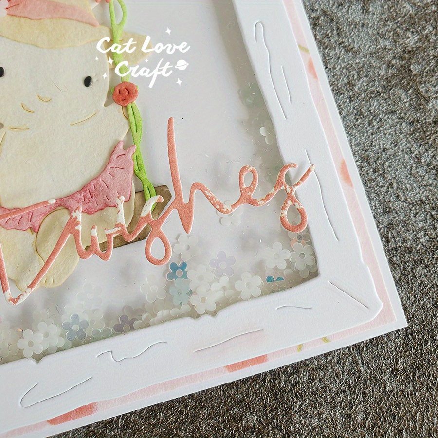 판타지 테마 사진 프레임 커팅 다이 스크랩북 카드 만들기 및 Diy 공예용 그레이 엠보싱 스텐실 예술품and공예품and봉제