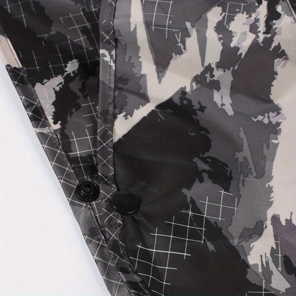 Camouflage Casual Bucket Hat Mask Neck Flap Wide Brim Uv - Temu United ...