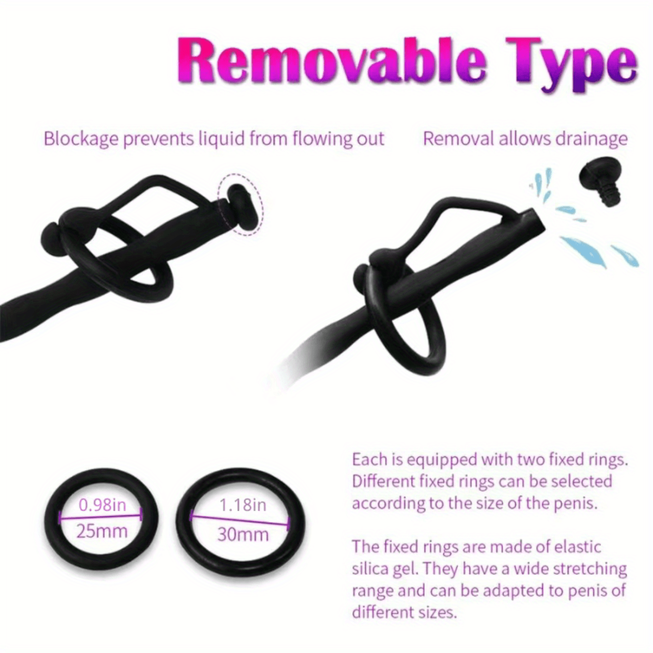 Extra Long Silicone Urethral Sounds Beads For Men Stimulating Urethral