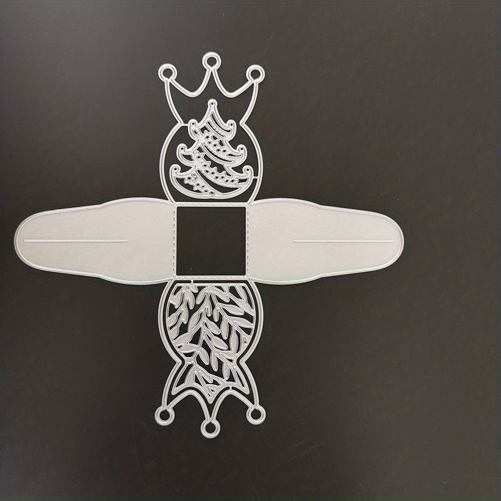 Crown Gift Box Metal Cutting Die Diy Decorative - Temu Australia