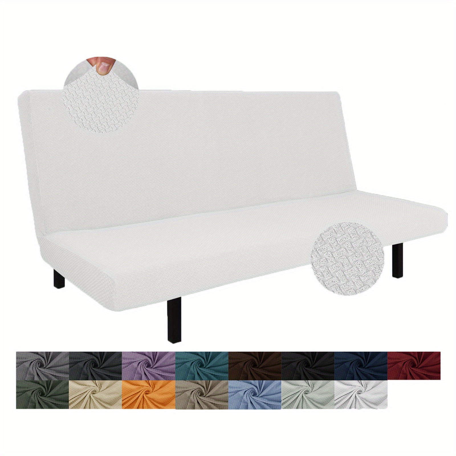 Stretchable Futon Cover Protects Furniture Adds Style Home - Temu ...