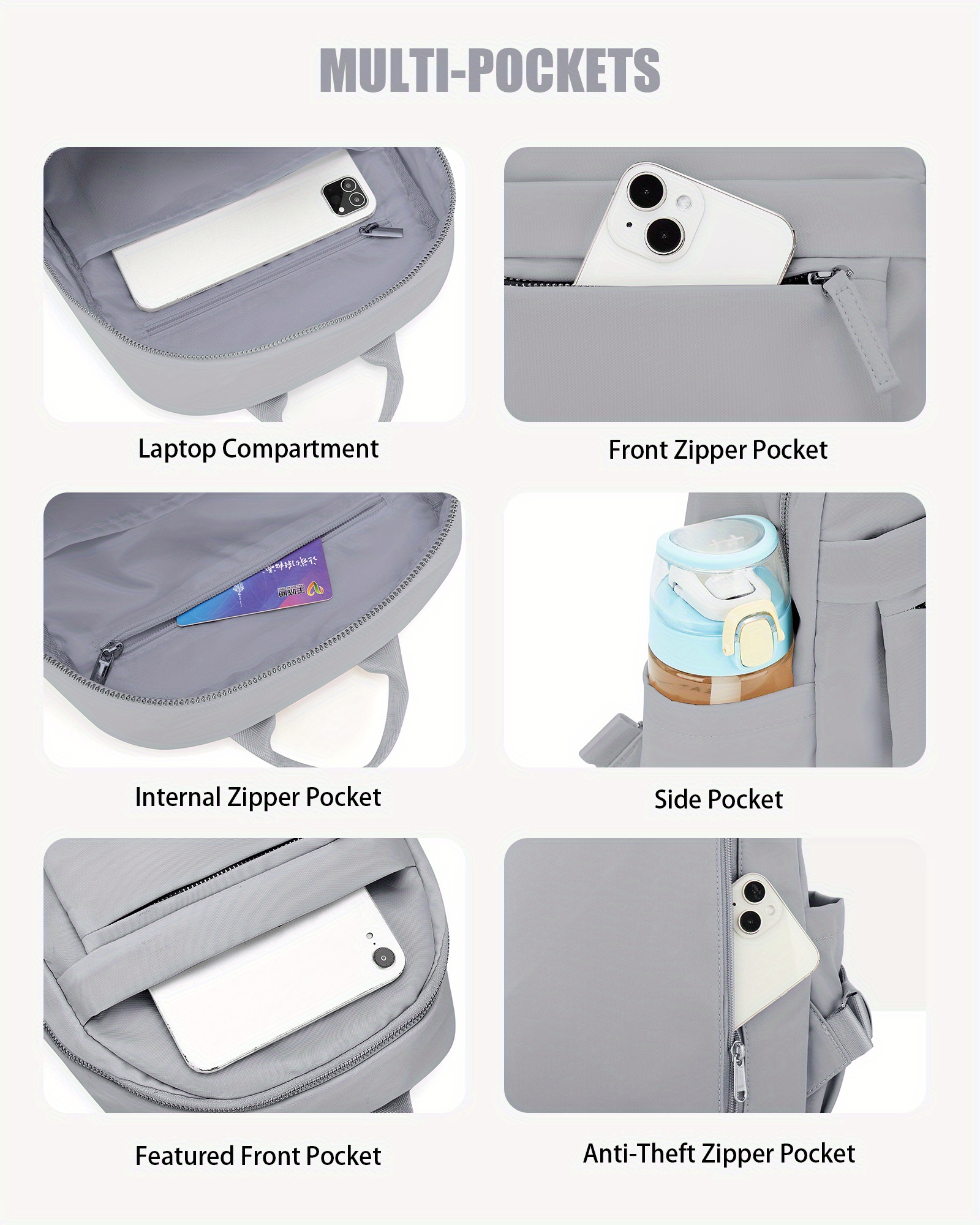 Large Capacity Backpack Men's Women's Commuter Computer - Temu Denmark