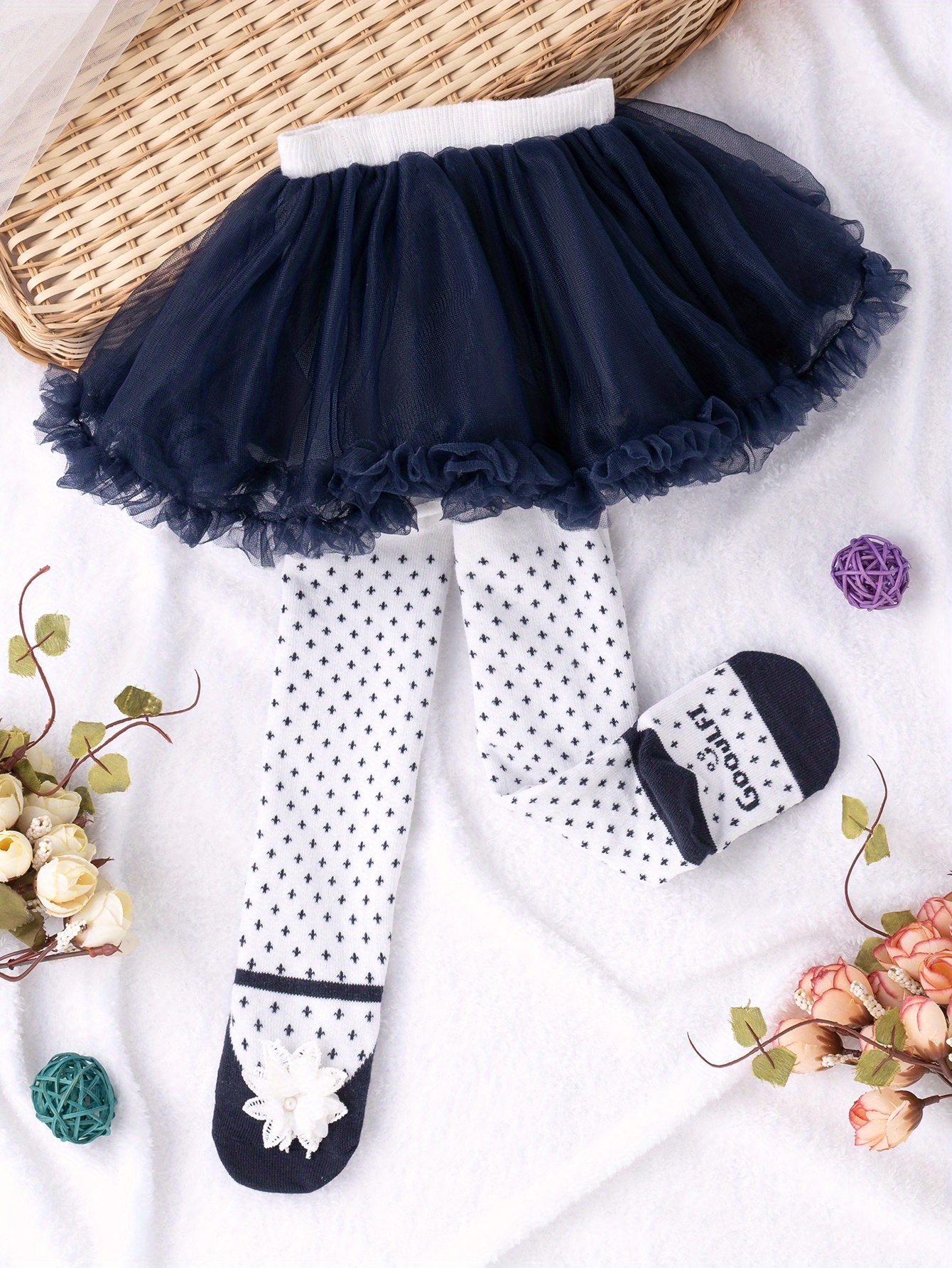 Baby Toddler Girls Cute Ballet Dance Tutu Skirt Leggings - Temu United ...