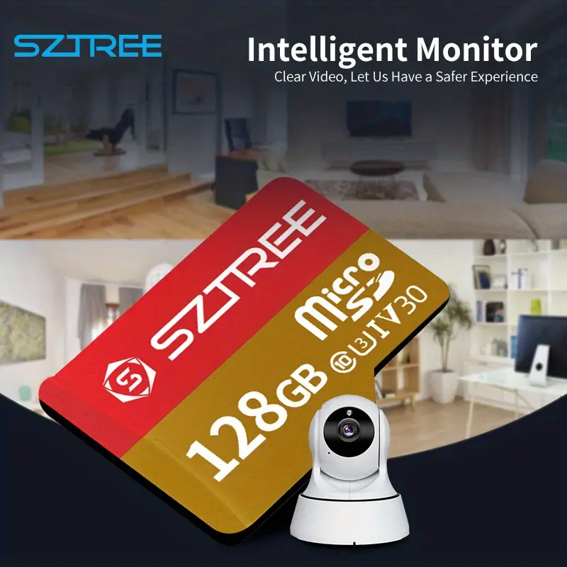 Sztree Tf 카드 128gb 마이크로 Sd 카드 카메라 전화 컴퓨터 Dash Came 감시 Dron용 Temu