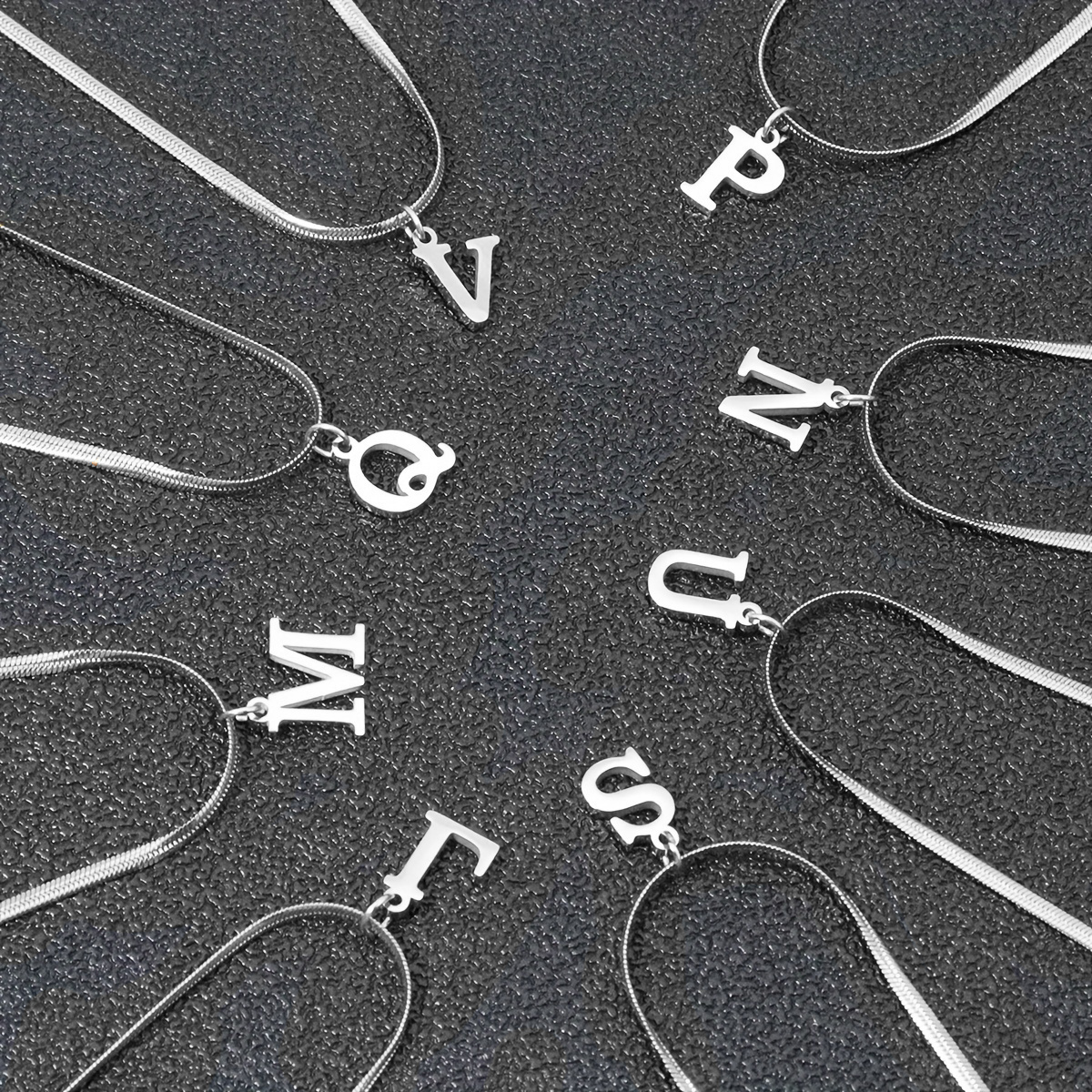Stainless Steel Letter Pendant Classic 26 English Letters - Temu