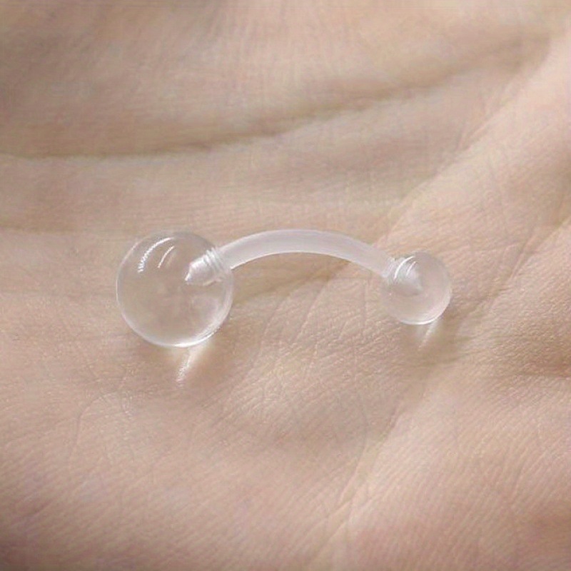 Piercing Kit Retainers Plastic Industrial Barbell Eyebrow - Temu