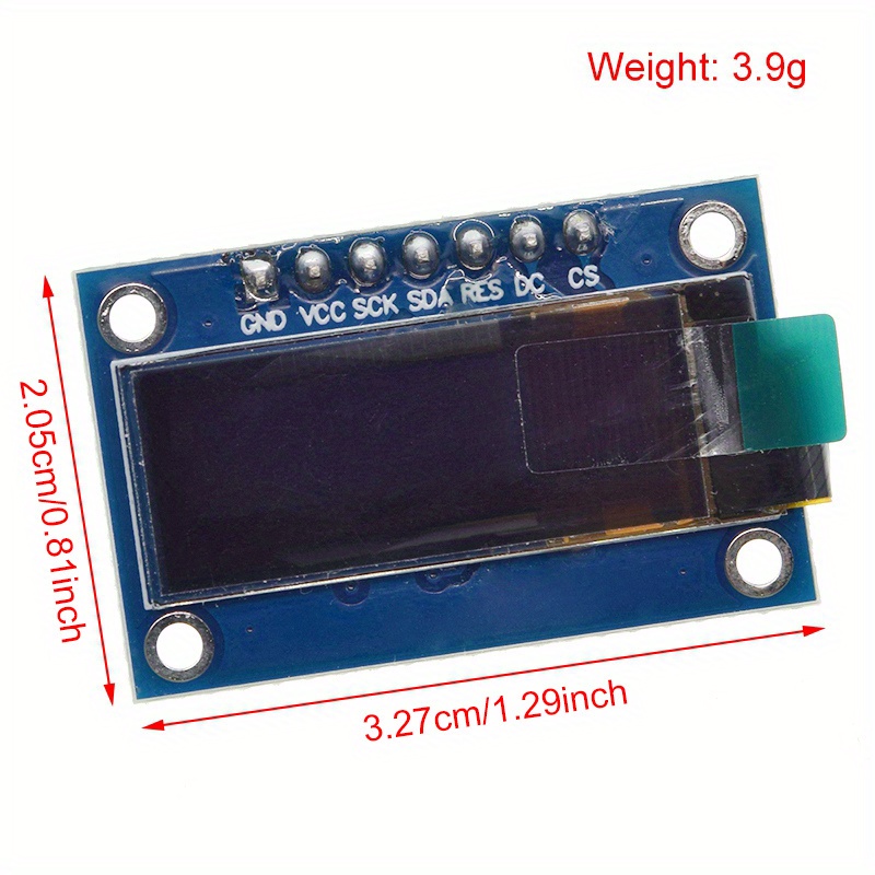 7pin Pulgadas 128x32 Spi Oled Pantalla - Temu Mexico