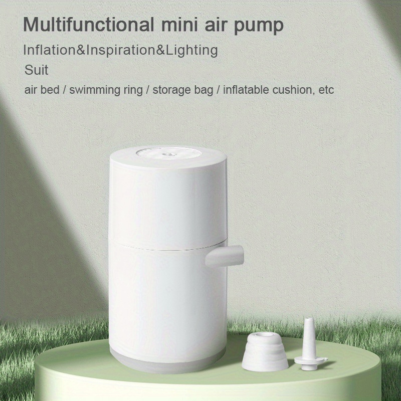 1pc Portable Wireless Inflatable Pump With And 11 Hours - Sports ...